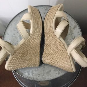 UGG | Shoes | Ugg Leather Espadrilles Wedge Sandal | Poshmark